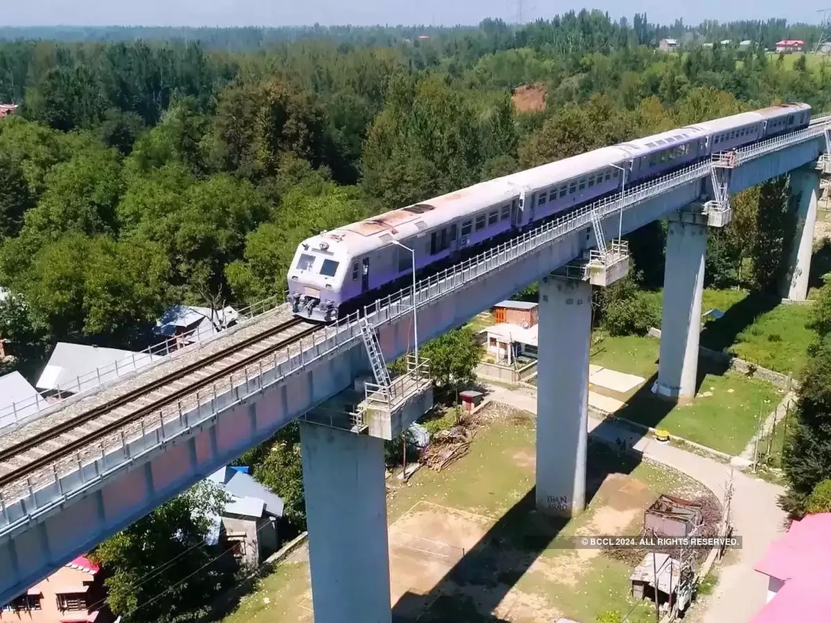 Udhampur-Srinagar-Baramulla Rail Link Project Nears Completion with ...
